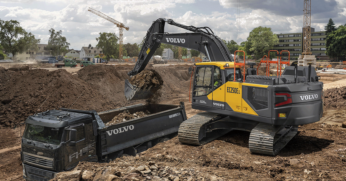 Stórar Volvo vinnuvélar | Veltir